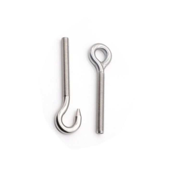 1-2pcs M4 M5 M6 M8 M10 M12 M16 M20 304 Stainless Steel Sheep Eye screw Bolt Ring Hook Nails ...