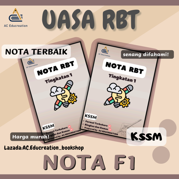 NOTA RBT TINGKATAN 1 KSSM LENGKAP [Malay Version] #NOTA RINGKAS #MUDAH ...