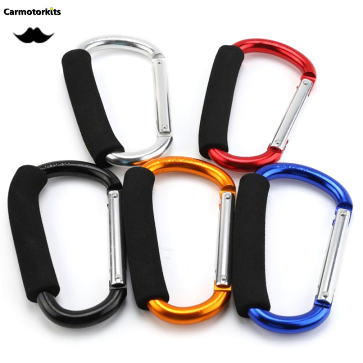 Large D-shape Aluminum Alloy Carabiner Heavy Duty Carabiner Clips for ...