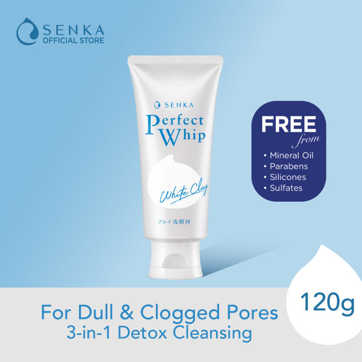 Senka Perfect White Clay Cleanser 120g | Lazada