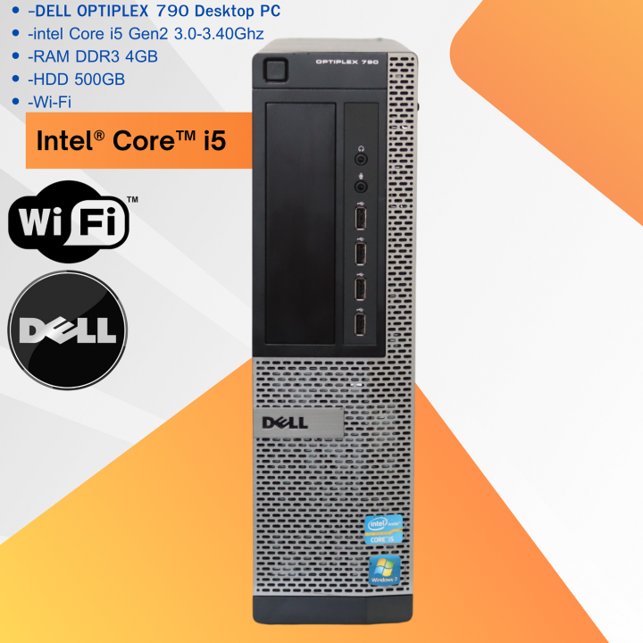 คอมพิวเตอร์ DELL OPTIPLEX 790 Desktop PC -intel Core i5 Gen2 3.0-3 ...