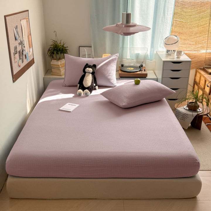 Dansunreve Breathable Bedsheet High Quality Soft Crinkled Gauze Bed ...