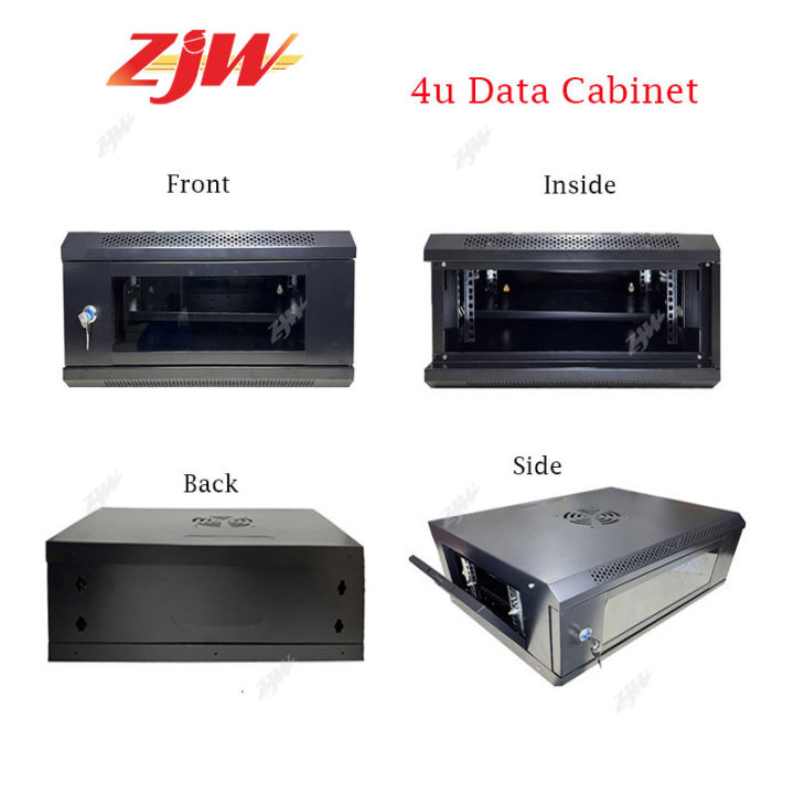 ZJW 4U / 6U / 9U Data Cabinet Network Cabinet Wall-mounted Monitoring ...