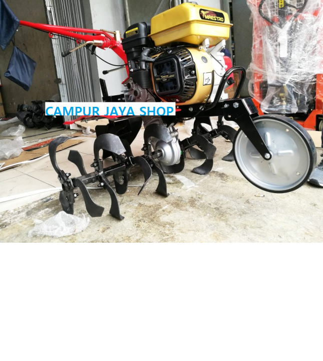Mesin Traktor Bajak Tanah Sawah Mini Maestro KB500T Tiller Cultivator ...