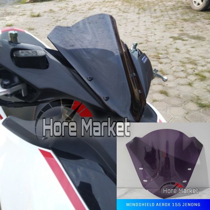 WINDSHIELD AEROX 155 MODEL MHR VISOR AEROX 155 2021 CONNECTED 3MM ...