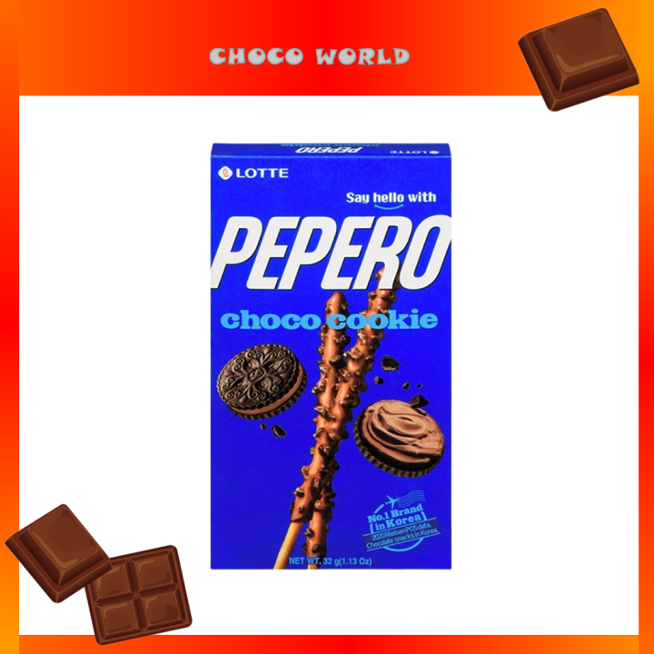 LOTTE PEPERO Choco Cookie Stick Cookie 344g [8 Packs] EXP: 5 DEC 2024 ...