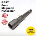 Magnetic Nut Setter 8mm (5/16") 1/4" Shank | Tek Screw Adapter ...