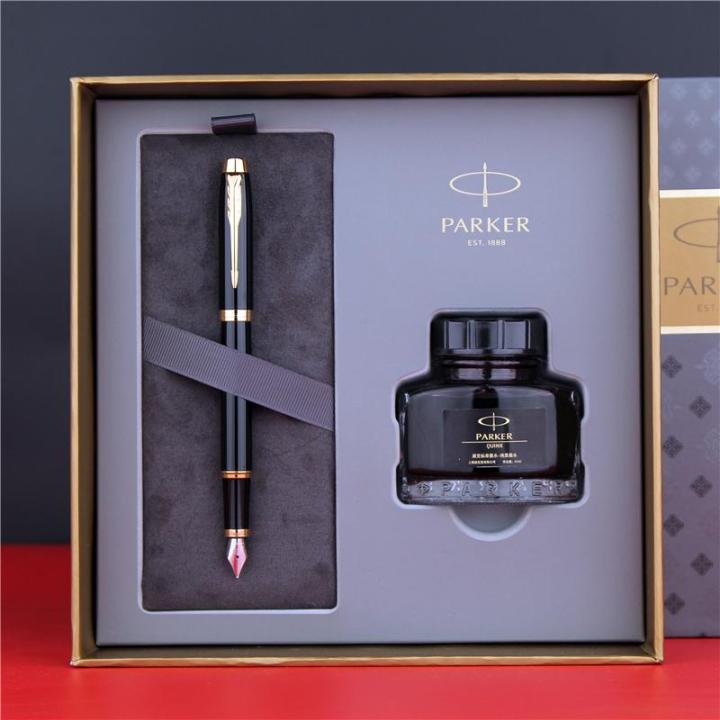 Parker New Collection IM Series Fountain Pen Fine Business Gift Set ...