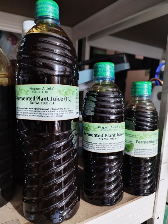 Fermented Plant Juice (Kingdom Arciela FPJ Pure Organic liquid ...
