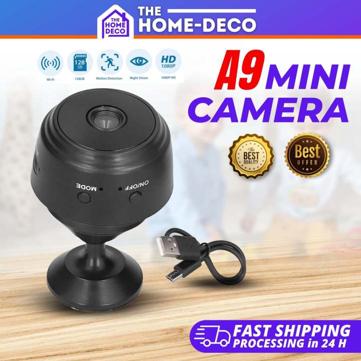 A9 Mini Camera 1080 WiFi HD Night Version Micro Voice Recorder CCTV ...