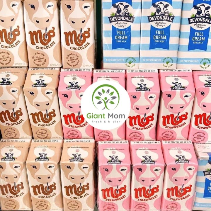 Sữa Tươi Devondale Nội Địa Úc - Giant Mom - Sữa Devondale Moo Vị Dâu ...