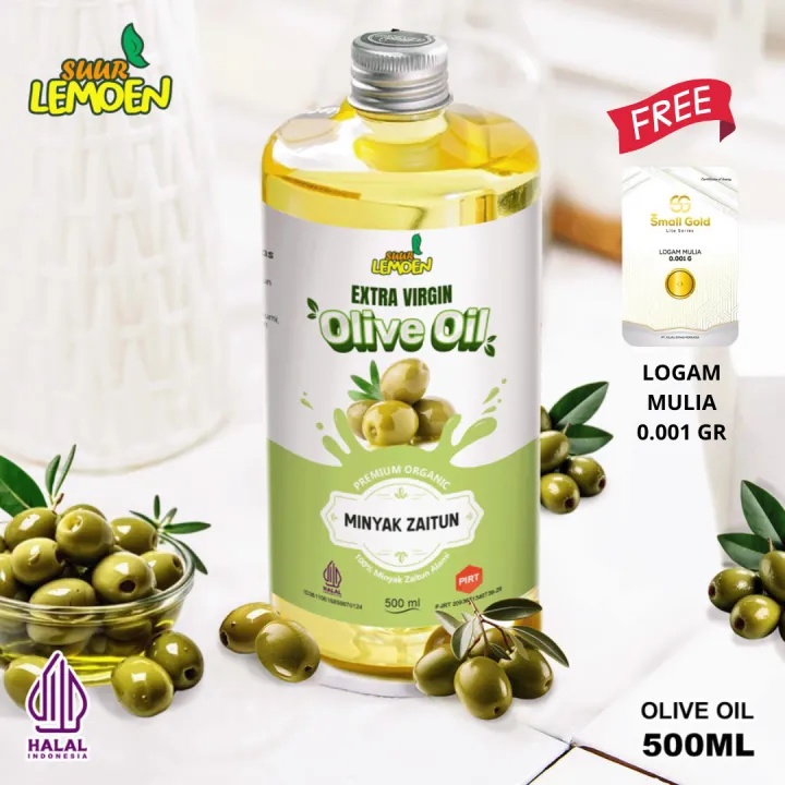 BARU EXTRA VIRGIN OLIVE OIL 250 ML/500 ML - MINYAK ZAITUN EVOO VIRGIN ...