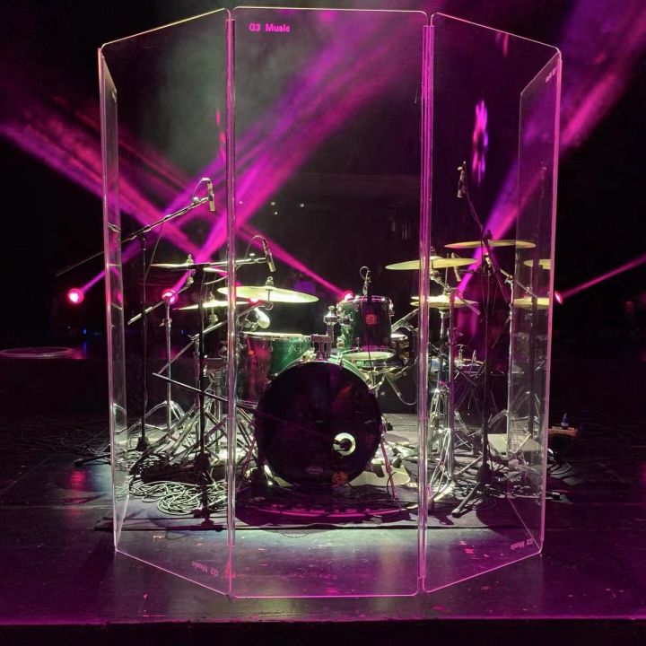 Acrylic drum muffler screen professional sound insulation cover ...