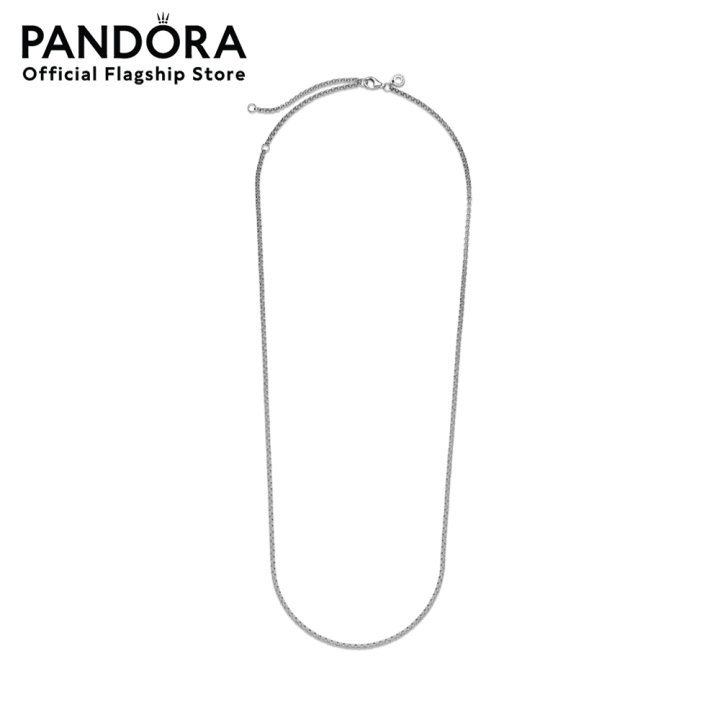 Pandora Rolo Chain Necklace เครื่องประดับ สร้อยคอ สร้อยคอเงิน สร้อยแพน ...