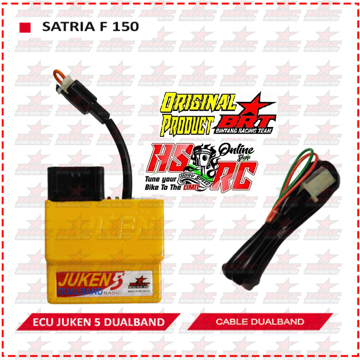 ECU Racing BRT JUKEN 5 DUAL BAND Suzuki Satria FU 150 Fi Injeksi ECU FU 150 Fi Harian TUNE UP ...