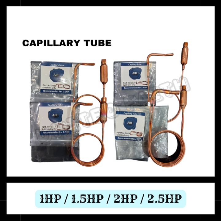 [UF] Aircond Capillary tube c/w strainer 1.0hp/1.5hp/2.0hp / Capilary tube outdoor unit aircond ...
