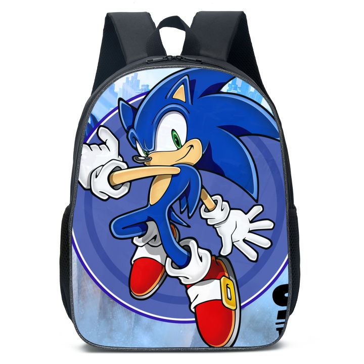 Sonic the Hedgehog Printed Backpack, Children's School Bag, Backpacks ...