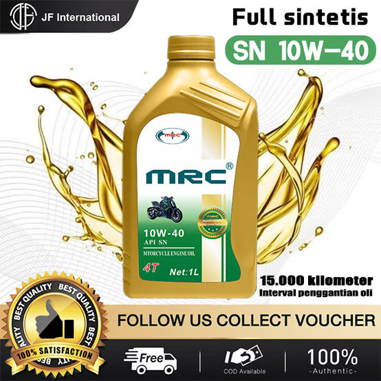 Oli Mesin Mobil Full Synthetic SN 10W-40 Kemasan 1 Liter 1000ml / SP 10W-40 4 Liter 4000ml ...