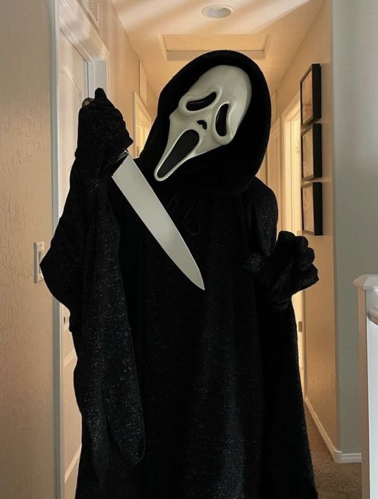 original Scream 6 Halloween horror haunted house cosplay headgear ...