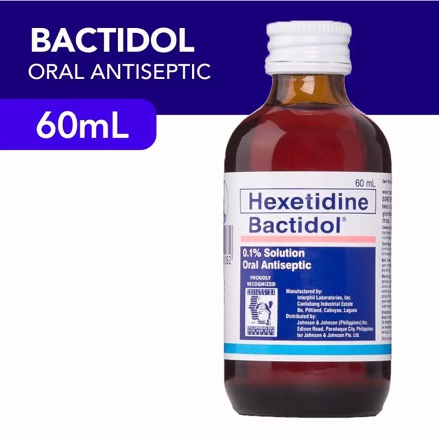 Bactidol Oral Antiseptic 60 ml. Don't let your sore throat worsen ...