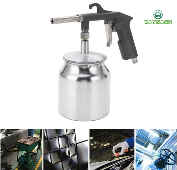 Sand Blaster Kit Air Sand Blaster Sandblasting Spray with Aluminium Pot ...