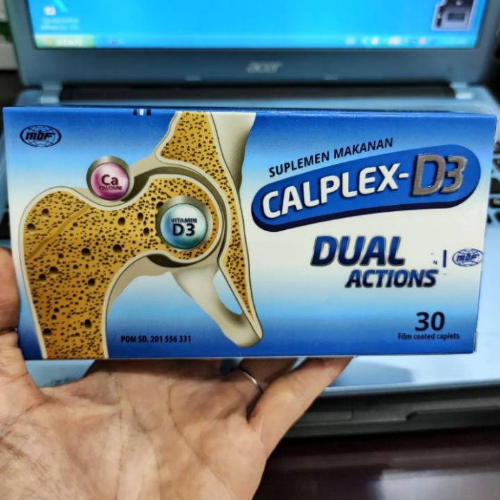 CALPLEX D3 DUAL ACTION PER BOX ISI 30 TABLET | Lazada Indonesia