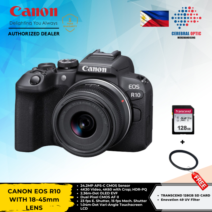 CANON EOS R10 WITH 18-45mm LENS | Compact and Capable, High Image ...