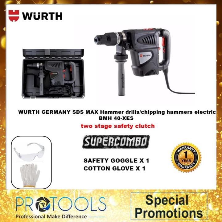 WURTH GERMANY Hammer drills/chipping hammers electric SDS MAX BMH 40 ...