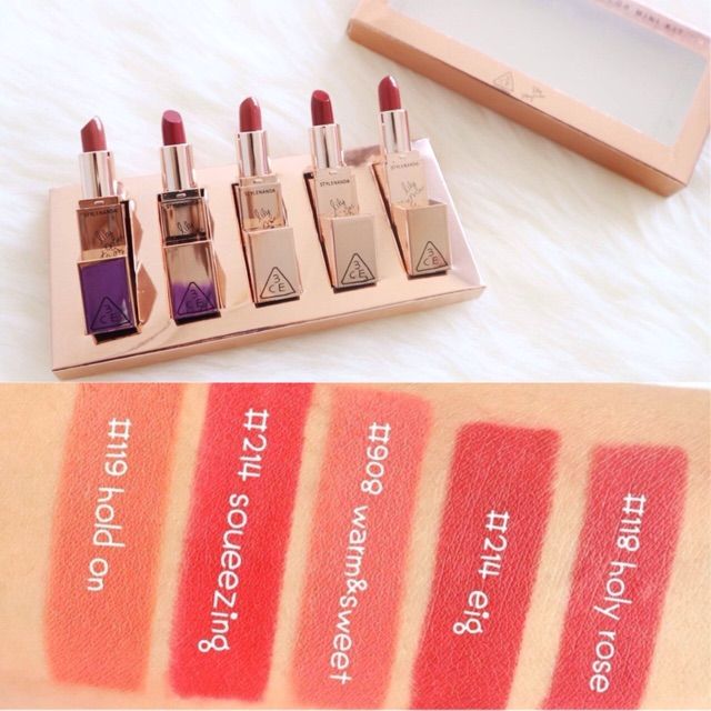 เซตลิป 3CE MINI เนื้อแมท | Lazada.co.th