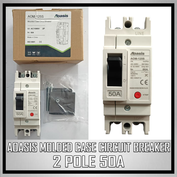 AOASIS MCCB 2 POLE | MOLDED CASE CIRCUIT BREAKER | Lazada PH