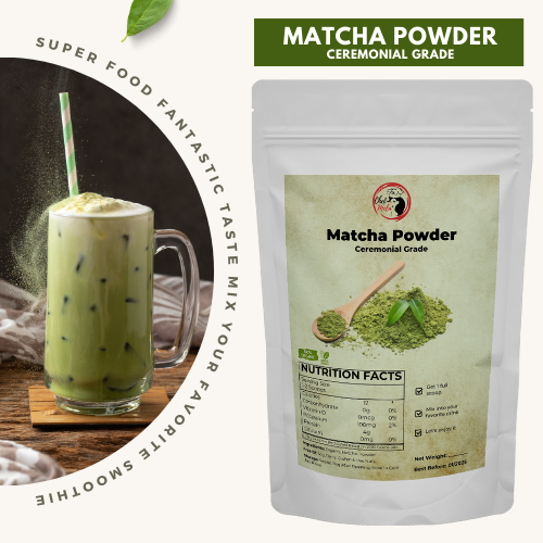 Pure Unsweetened Matcha Powder-Ceremonial Grade/Keto/Low Crab Beverage ...