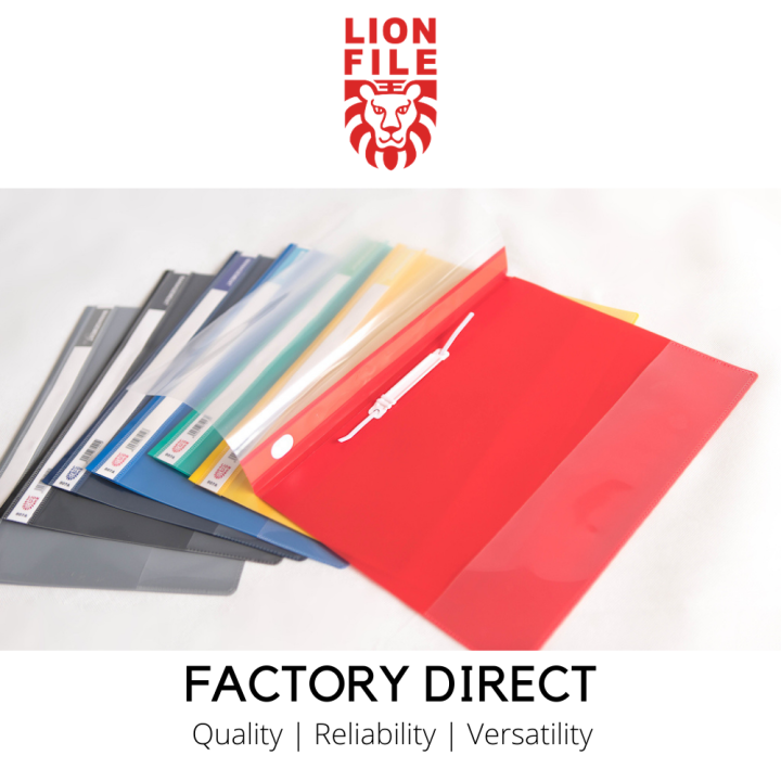 12pcs/pkt LION File PP A4 KSD Management File | Lazada