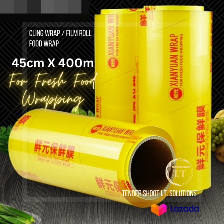 Excellent Quality! Cling Wrap Film Roll Food Wrap 45cmX400m 45x400 45cm ...