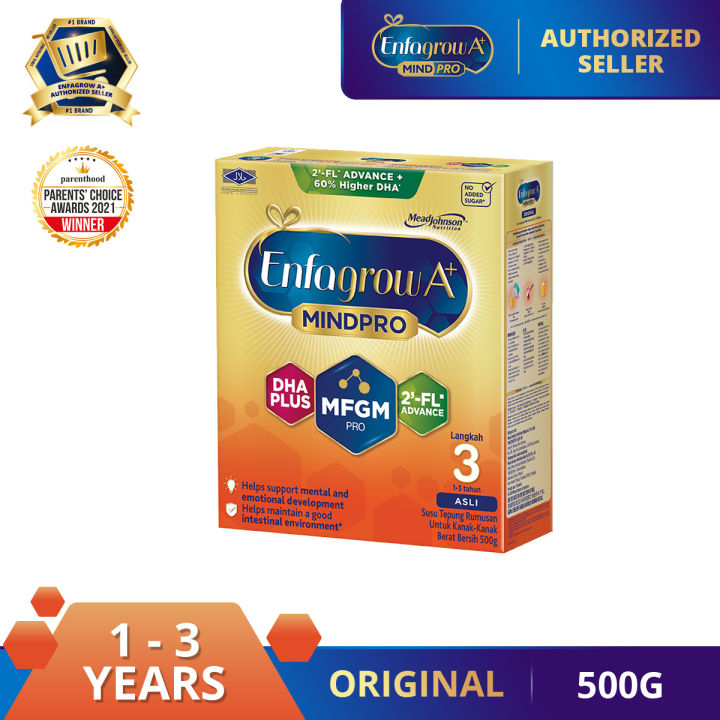 Enfagrow A+ MindPro Step 3 Original - 500g (Milk Formula) | Lazada