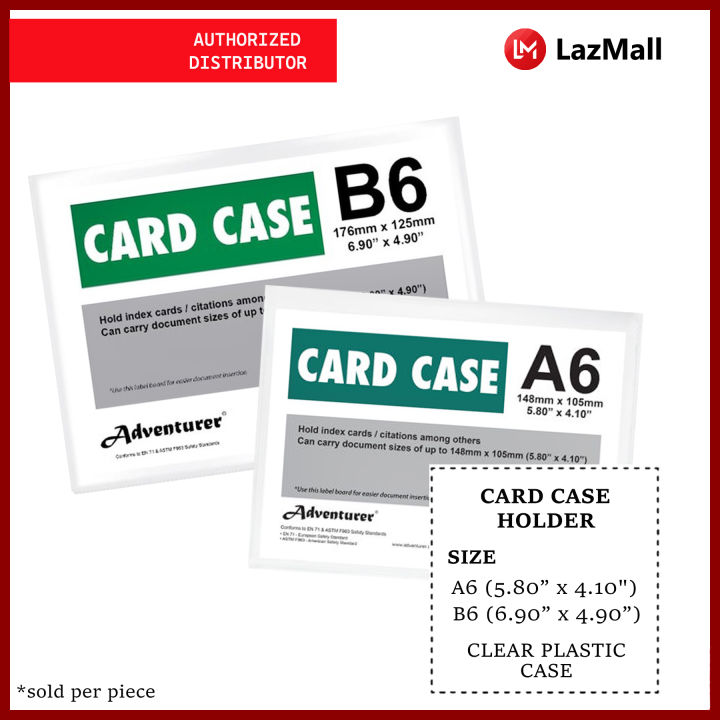 Card Case Holder Size A6 & B6 | Lazada PH