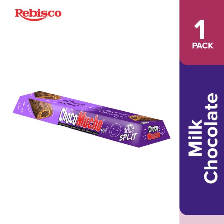 Choco Mucho "Split Bar" Milk Choco 62.5g x 1 piece | Lazada PH