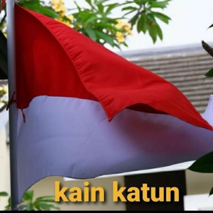 PROMO bendera merah putih kain katun ukuran 120x80 | Lazada Indonesia