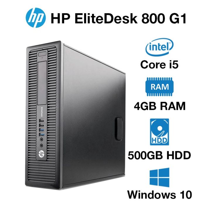 HP Desktop/CPU EliteDesk 600 / 800 G1 SFF Core i5 4th Gen / Ram 8GB ...