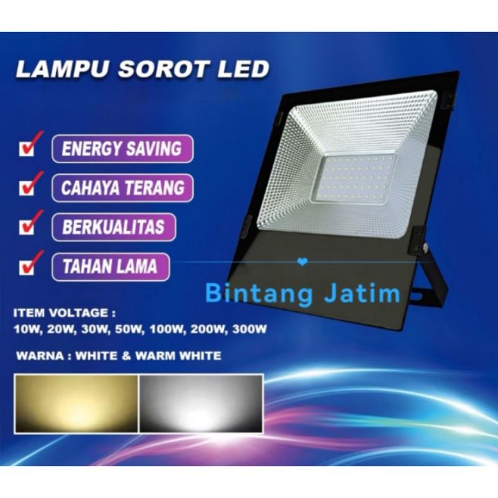 lampu sorot tipis led 10w outdoor tembak/ flood light/ kap sorot led ...