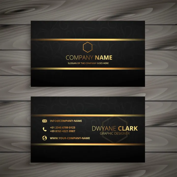 Laminated Calling Card Professional Business Card Elegant Design ...
