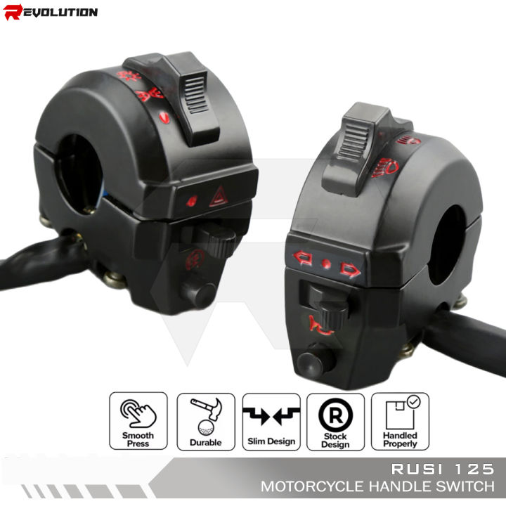 RUSI 125 Motorcycle Handle Switch set Left and Right | Lazada PH