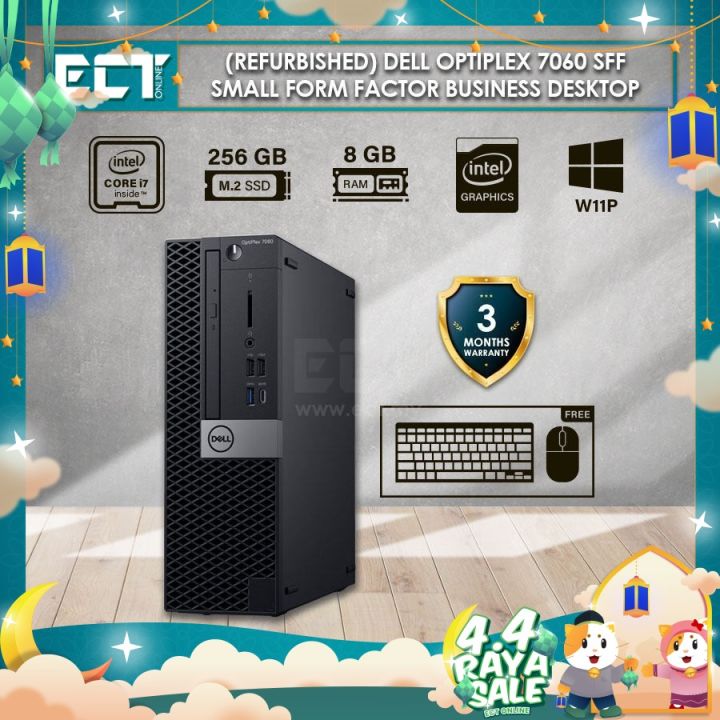 (Refurbished) Dell Optiplex 7060 SFF Small Form Factor Business Desktop ...