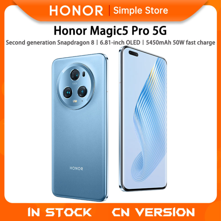 Honor Magic5 Pro 5G CN version supports Google play store second -generation Snapdragon 8 Mobile ...