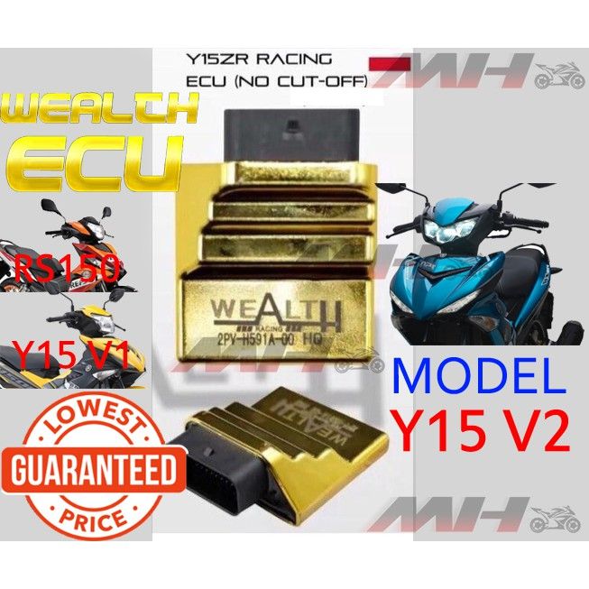 ECU WEALTH RACING ECU Y15ZR V1 / Y15ZR V2 / HONDA RS150 / LC135 CDI ...