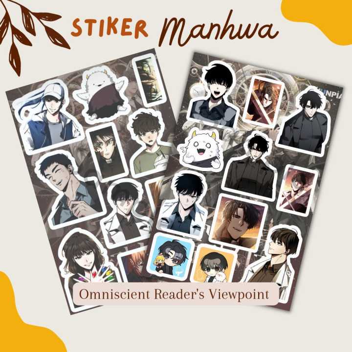 Sticker Manhwa A6 Waterproof Omniscient Reader's Viewpoint/ Stiker anti ...