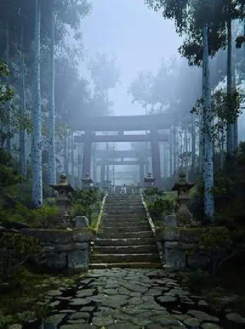 Blender realistic Japanese shrine torii natural realistic animation ...