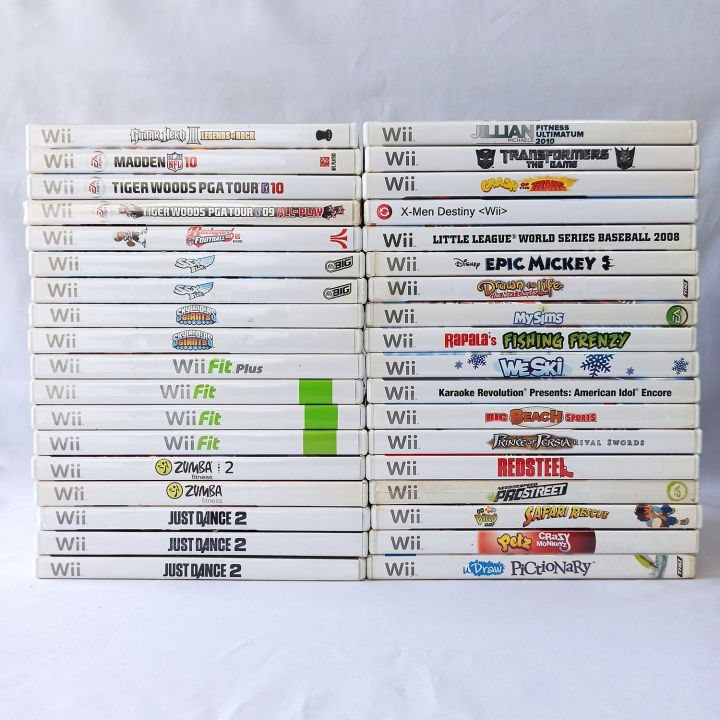 Wii Games - USA or NTSC-U/C REGION ONLY - Original Nintendo Wii Video ...
