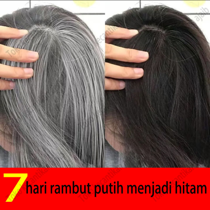 serum fo-ti rambut putih ke akar rambut hitam perawatan menghitam ...