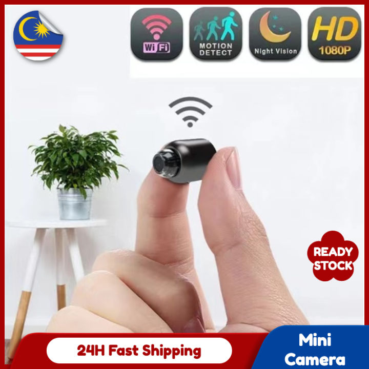 Spy Camera Mini Wireless Wifi 1080p Wide Angle Ip Cam Surveillance Home