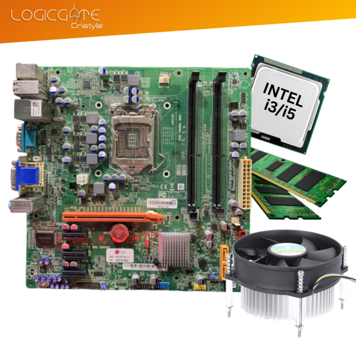 Bundle i5 2400/i3 2100 | 4GB DDR3 | HSF | 1155 MOTHERBOARD | Lazada PH